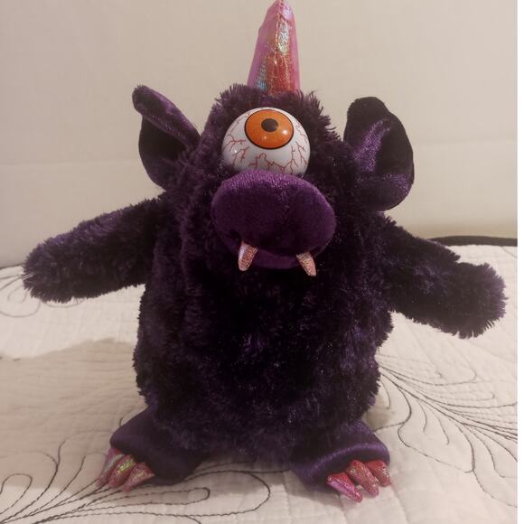 Dan Dee | Other | Dan Dee Halloween One Eyed Horned Flying Purple ...